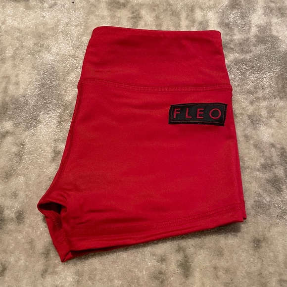 Fleo | Shorts | Original Fleo Shorts Bright Red | Poshmark